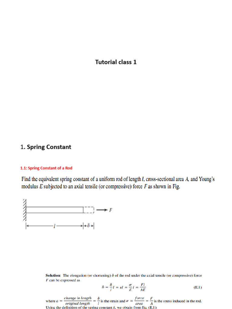 Tutorial 1 | Download Free PDF | Friction | Viscosity