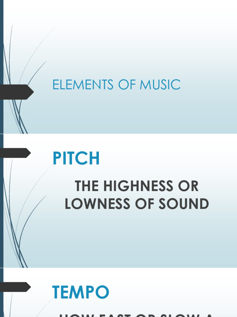 Key Elements of Music Explained | PDF | Language Arts & Discipline | Art