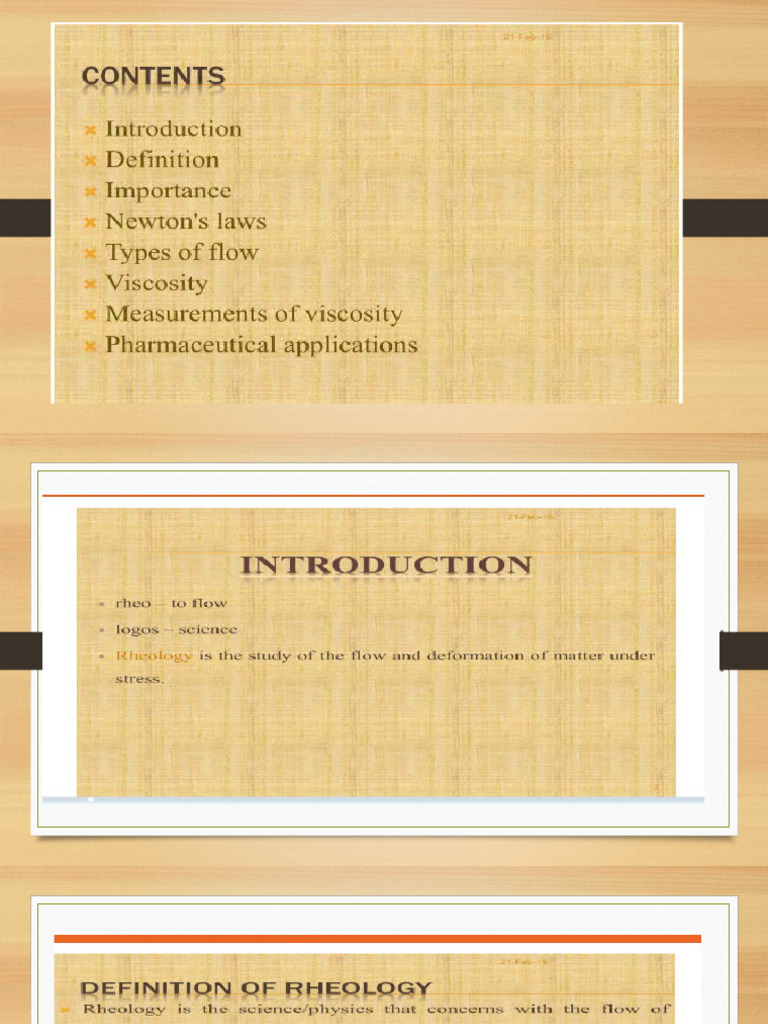 Rheology | PDF