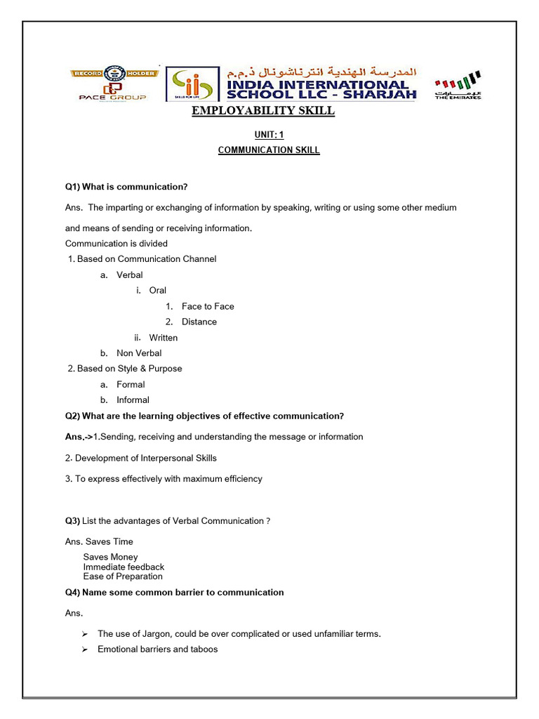 communication skills | PDF | Communication | Nonverbal Communication