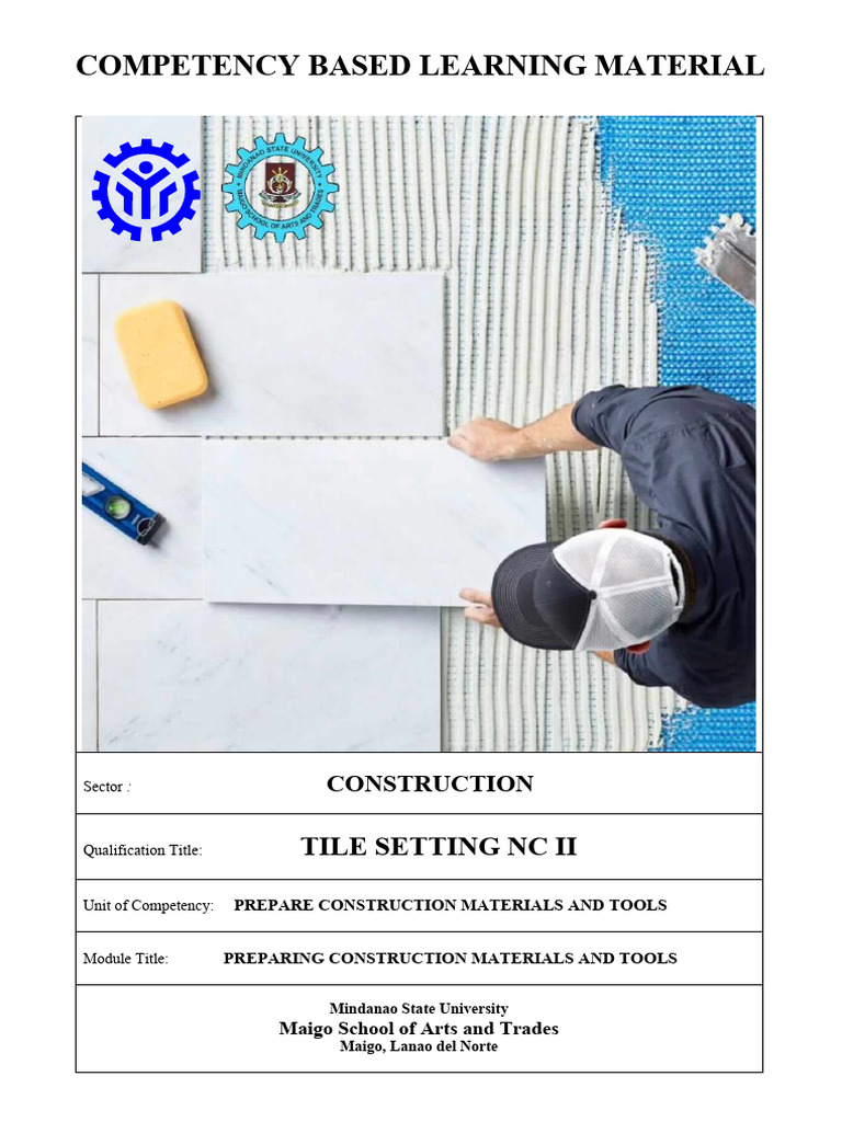 CBLM New | PDF | Flooring | Tile