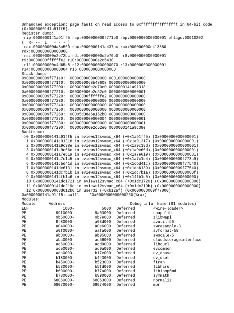 Back Trace | PDF | Operating System Technology | Computer Architecture