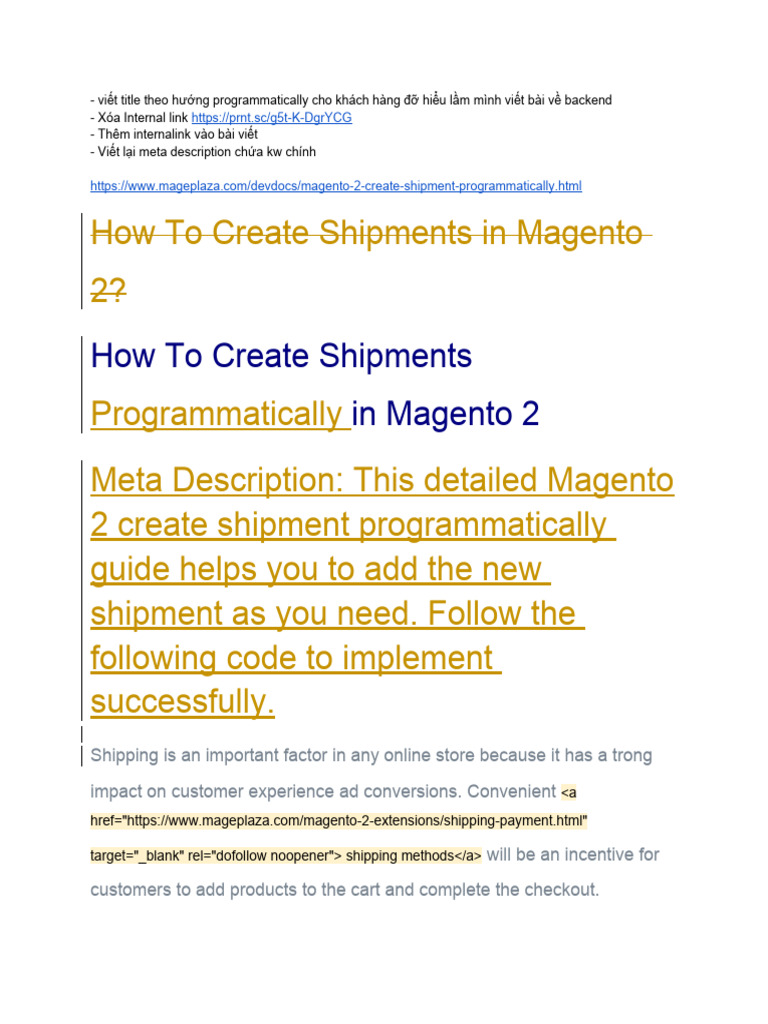 Magento 2 Create Shipment Programmatically | PDF | Computing | Computer Programming