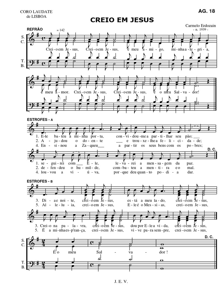 AG18 Creio em Deus | PDF