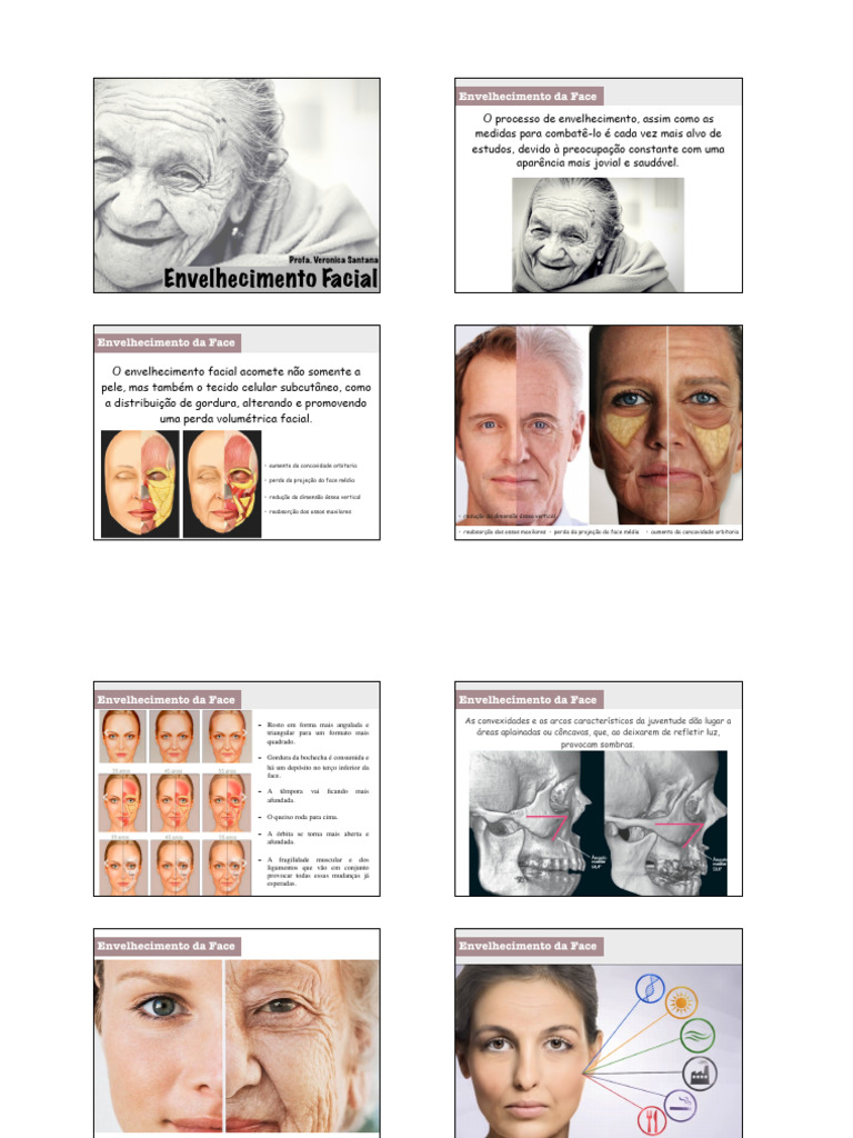 Envelhecimento Facial | PDF | Envelhecimento | Rosto