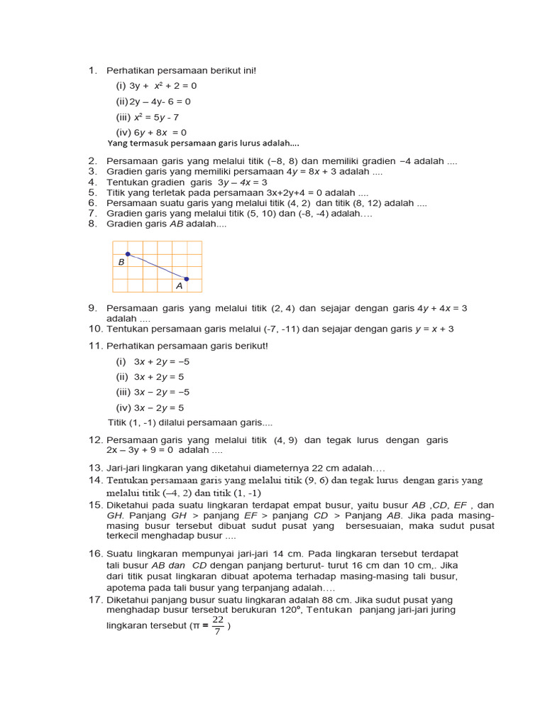Latihan Soal ASTS - 045705 | PDF