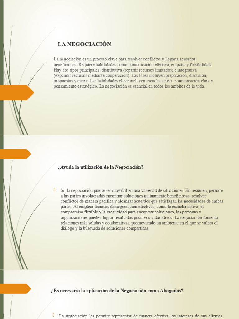 La Negociación 1 | PDF | Negociación | Psicología Social