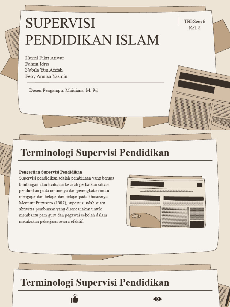 Kel. 8 Supervisi Pendidikan Islam | PDF
