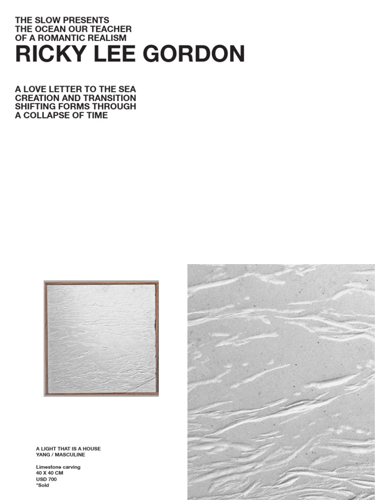 Ricky Lee Gordon: Ocean-Inspired Art | PDF | Paint | Plastic Arts