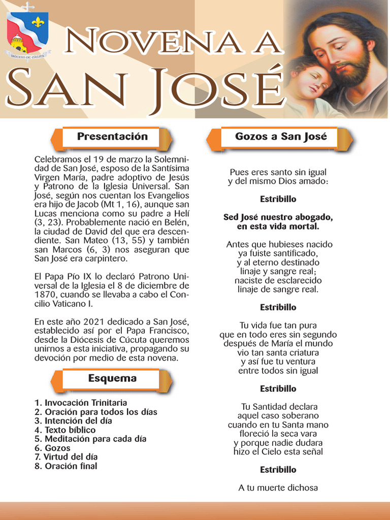 Novena a San José | PDF | María, madre de Jesús | San José