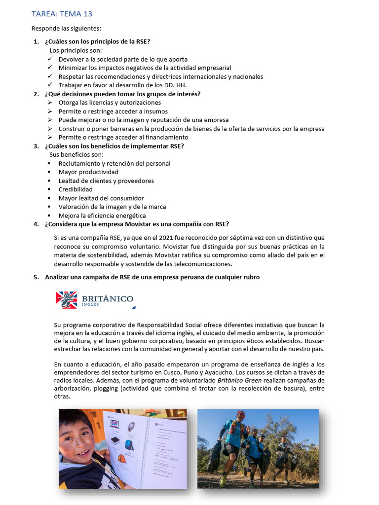Tarea Tema 13 Fun. de Admi | PDF