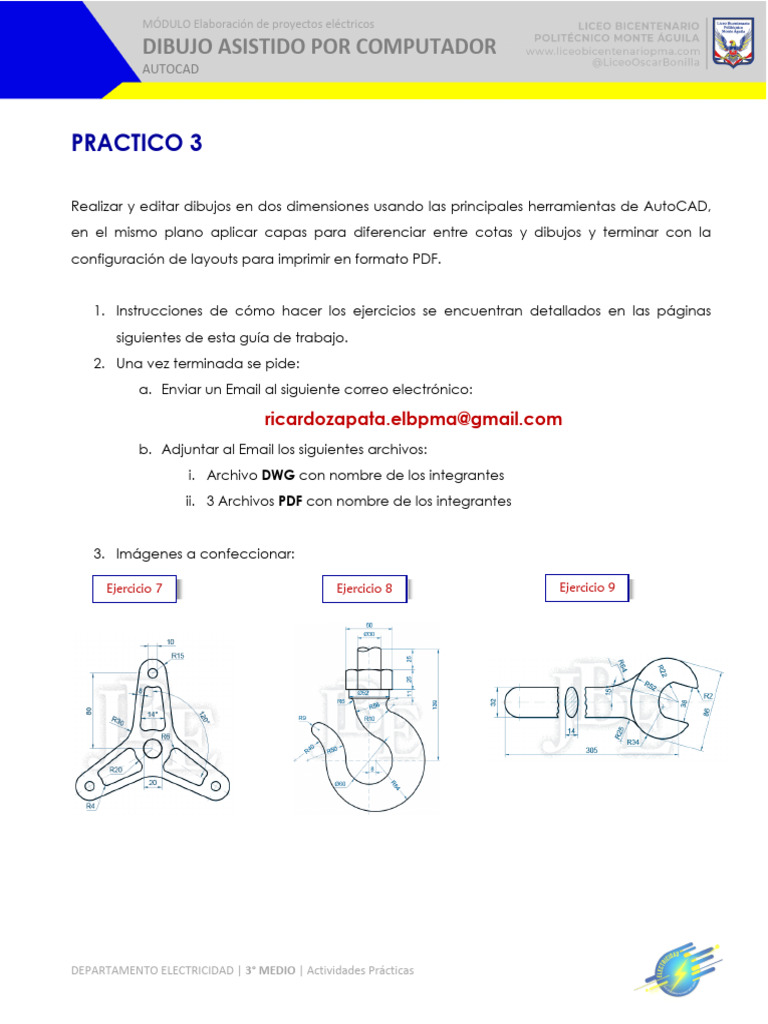PRACTICO (Avanzado) - AUTOCAD | PDF | Ventana (informática) | Cad ...