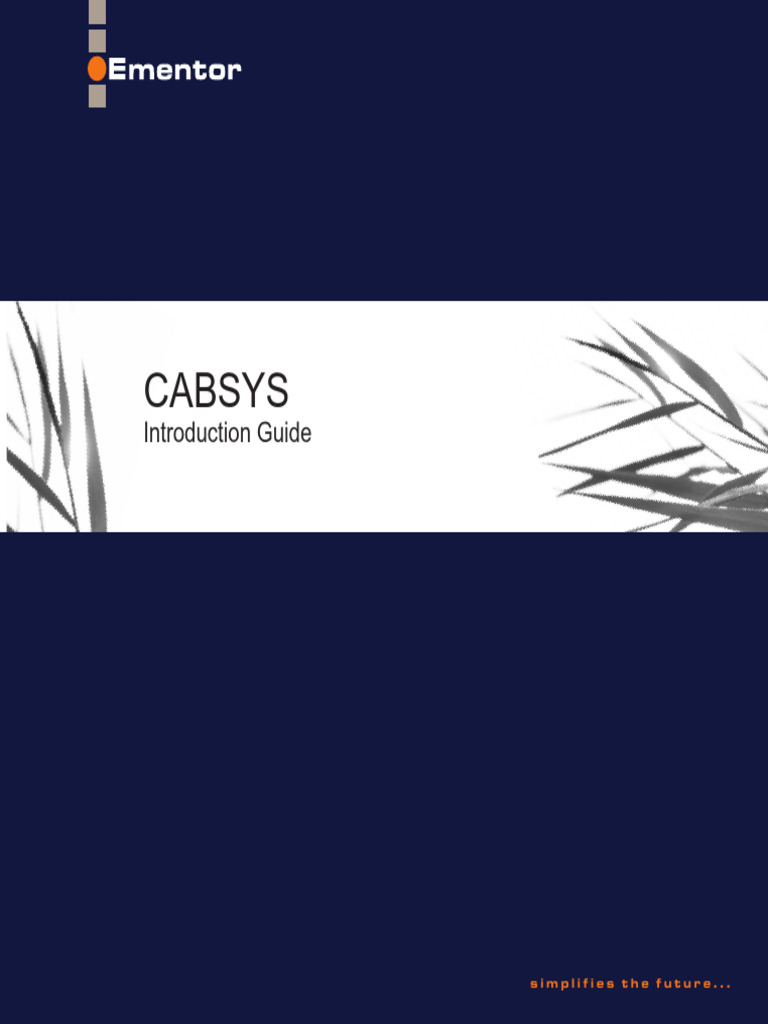 Cabsys Introduction Guide | Download Free PDF | Window (Computing) | Icon (Computing)