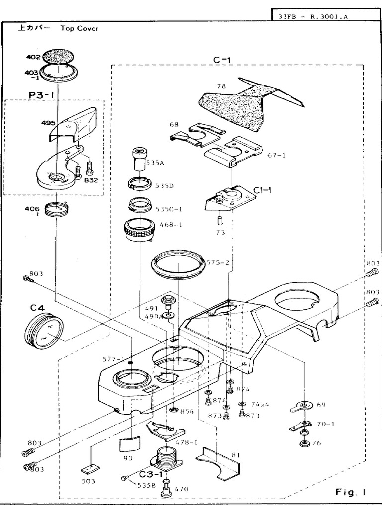 Nikon FM Top Exploded Diagram | PDF