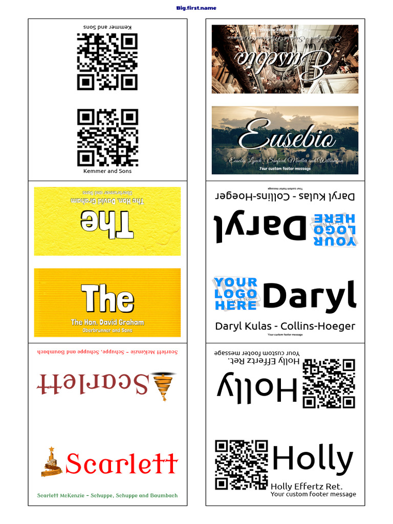 193-place-cards-decadry-ocb-3713-compatible-template | PDF
