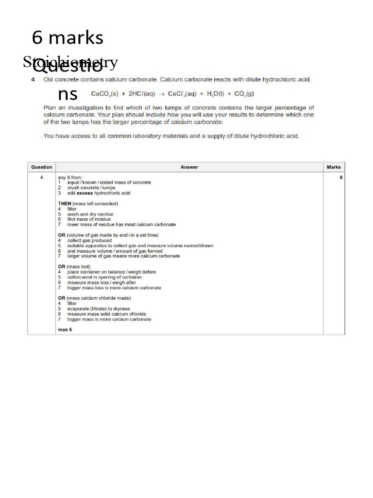6 Marks Questions | PDF