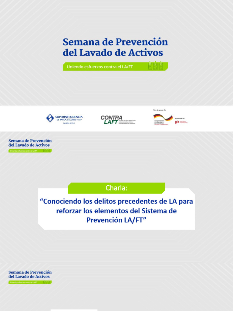 Delitos Precedentes del Lavado de Activos | PDF | Corrupción política ...