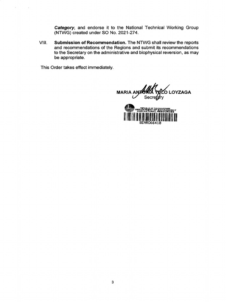 Sustainable Mechanism For The Conduct of BFAR and DENR Activtiies | PDF