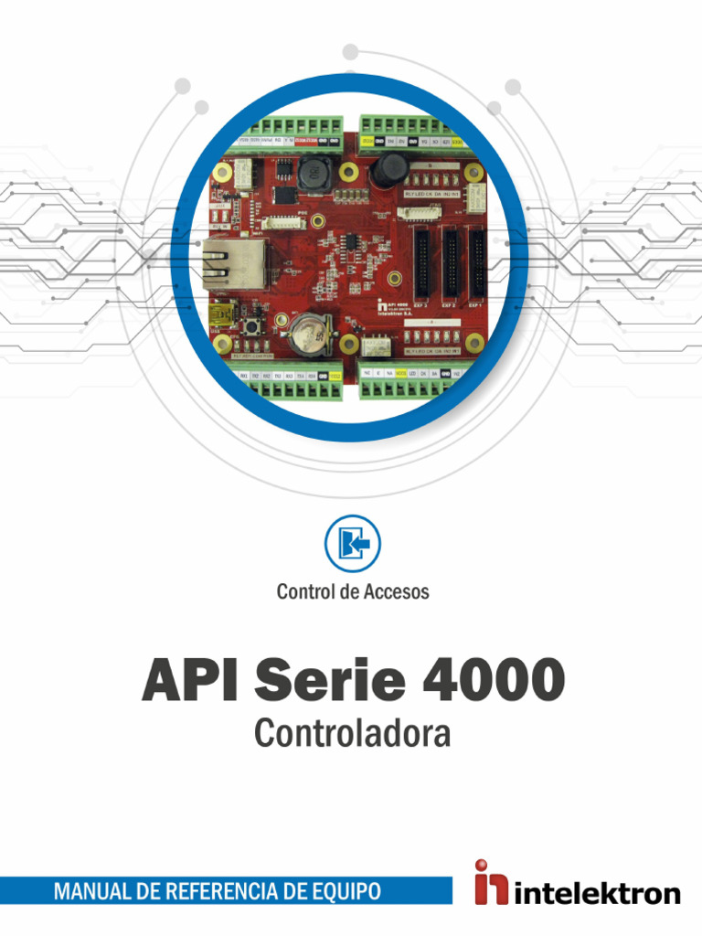 API4000 - Manual de Equipo Controladora INTLEKTRON | PDF | Informática ...