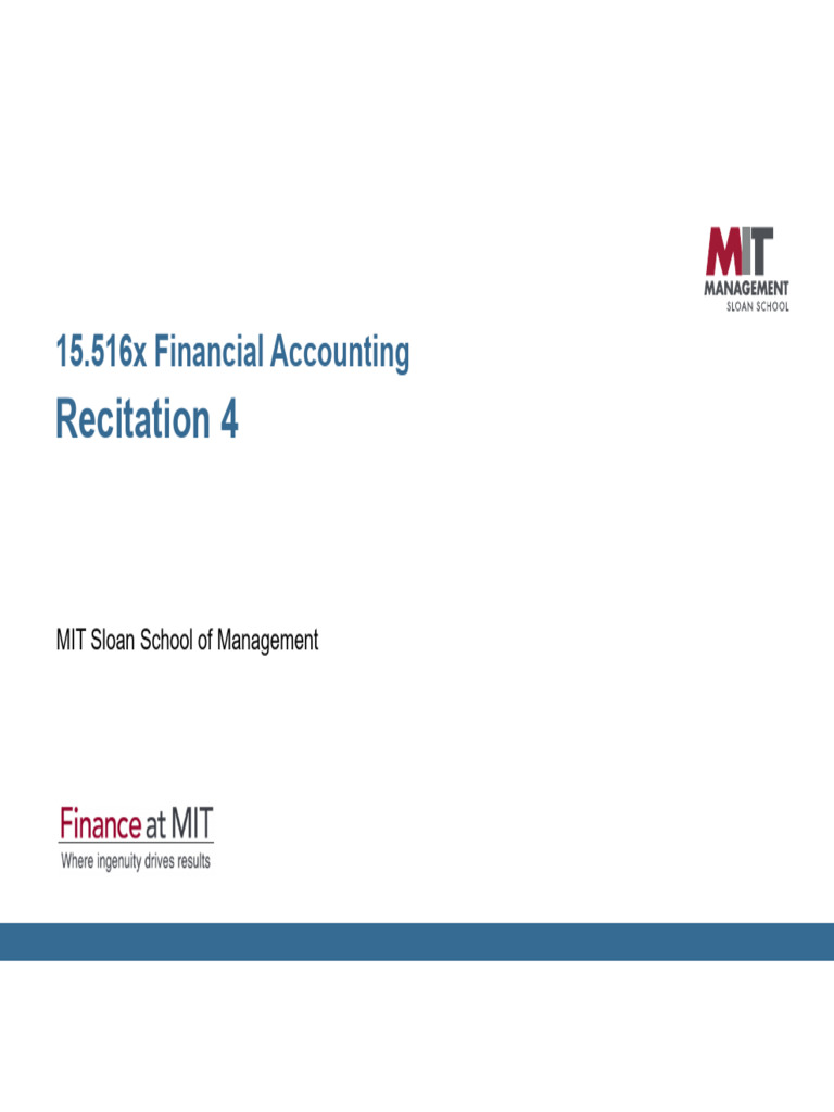 Asset-V1 MITx+15.516x+1T2024+type@asset+block@516x 2024 Week 4 Recitation Handouts | PDF ...