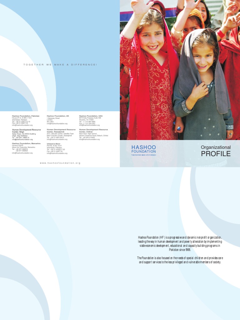 Hashoo Foundation: Empowering Communities | PDF | Millennium ...
