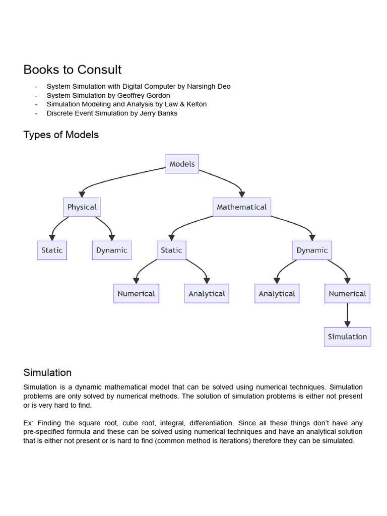 Modelling & Simulation Class Notes | PDF | Probability Distribution ...