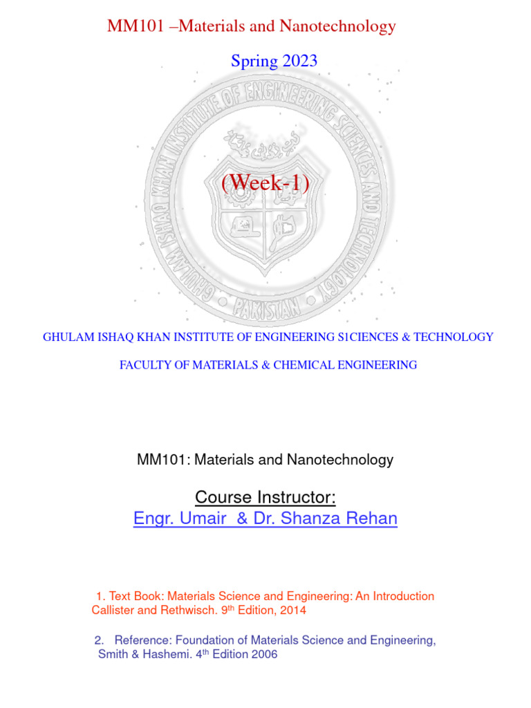 Week 1 3 Pdf Crystal Structure Solid