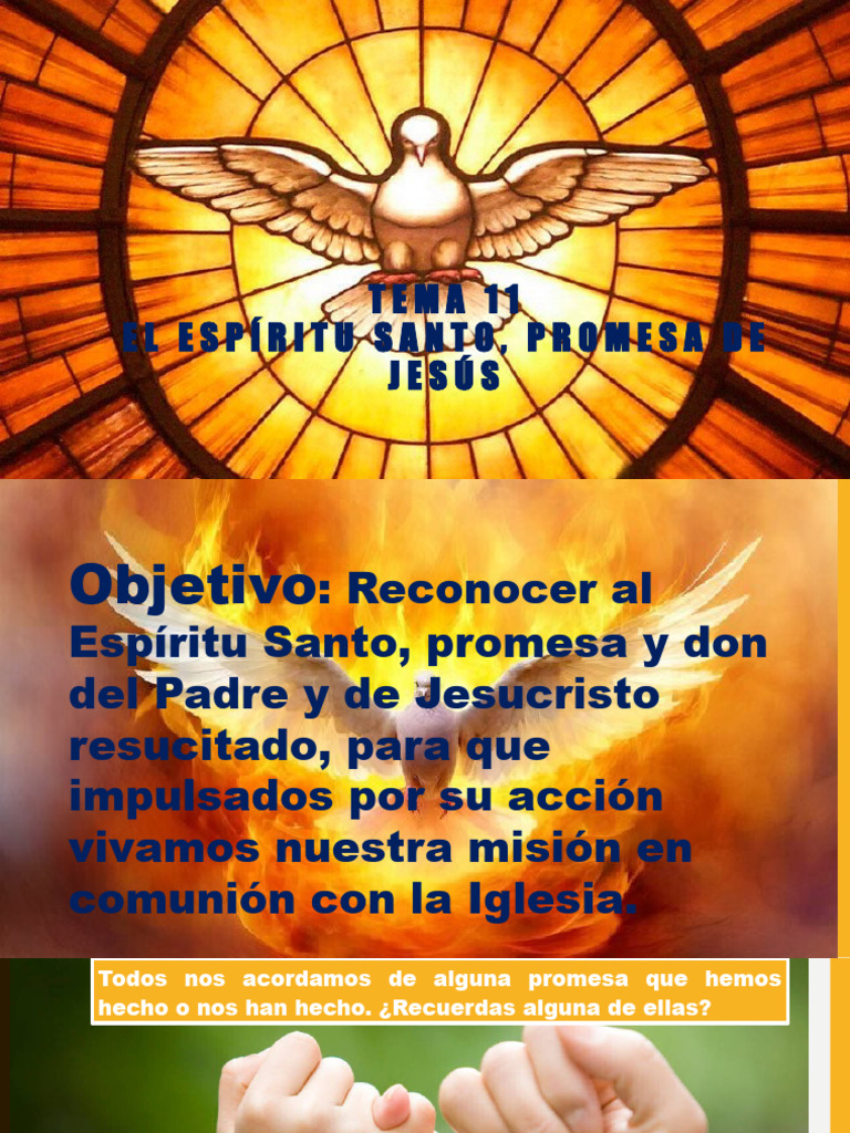 Tema 11 El Espiritu Santo | PDF | Jesús | espíritu Santo