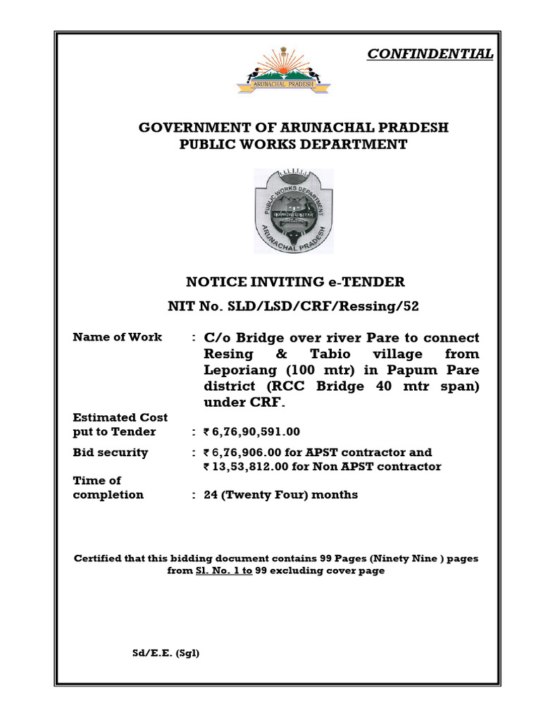 40MTR PSC BRIDGE | PDF | Banks | Specification (Technical Standard)