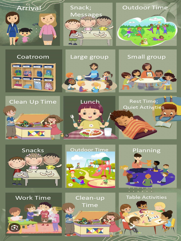 Visual Schedule | PDF | Career & Growth | Self-Improvement