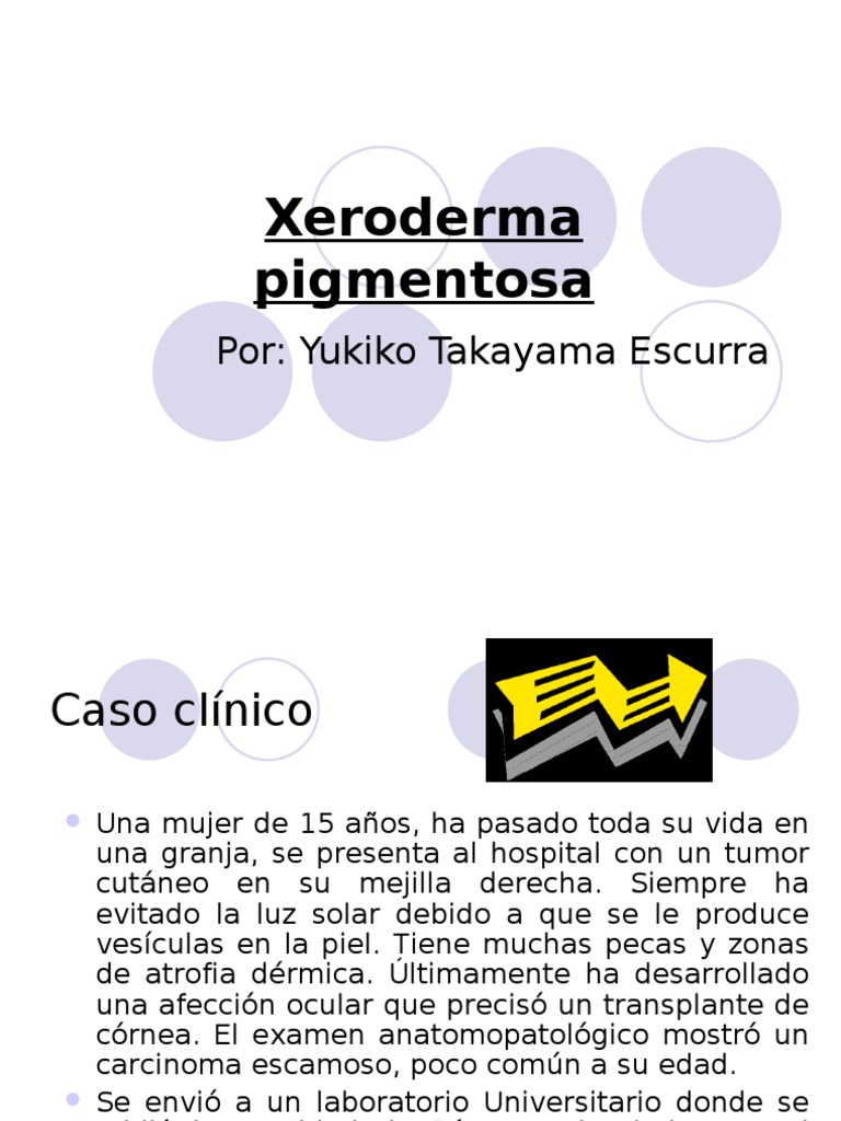 Xeroderma Pigmentosa | PDF | Adn | Mutación
