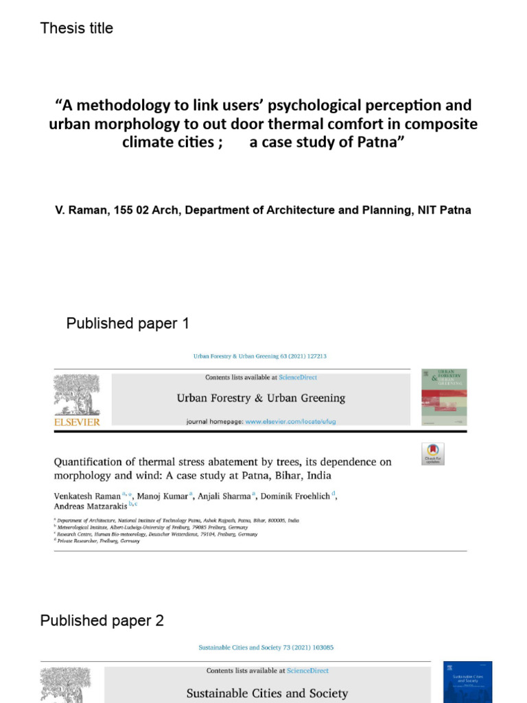 linking users' psychological perception to outdoor | PDF