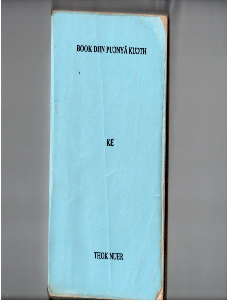 BOOK Din 2 A-1 Nuer Gospel Song PDF | PDF