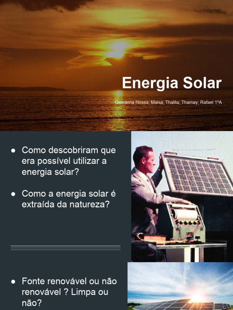 Energias Renováveis | PDF