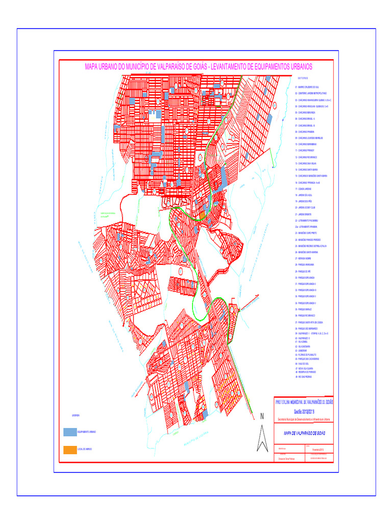 MAPA EQUIPAMENTOS URBANOS | PDF