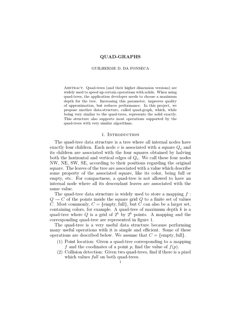 Quad Graphs | PDF | Vertex (Graph Theory) | Theoretical Computer Science