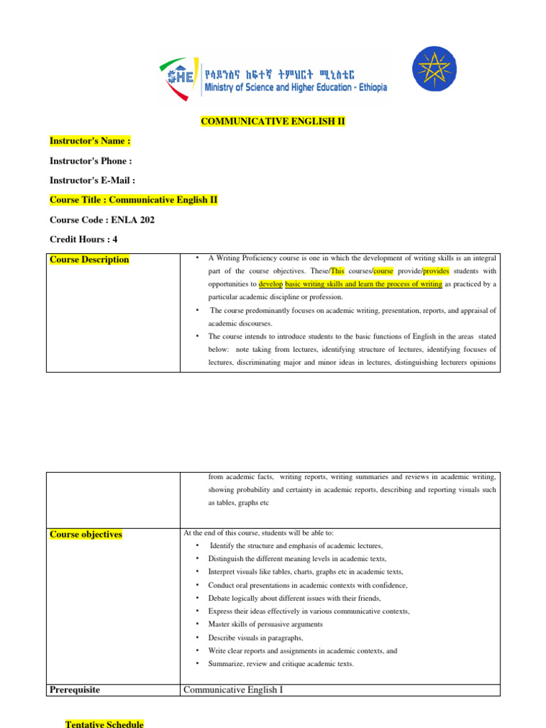 Communicative English 2 | PDF | Verb | Essays
