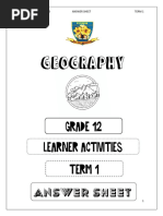 Grade 12 Mapwork Task 2024 | PDF | Topography | Geographic Information ...