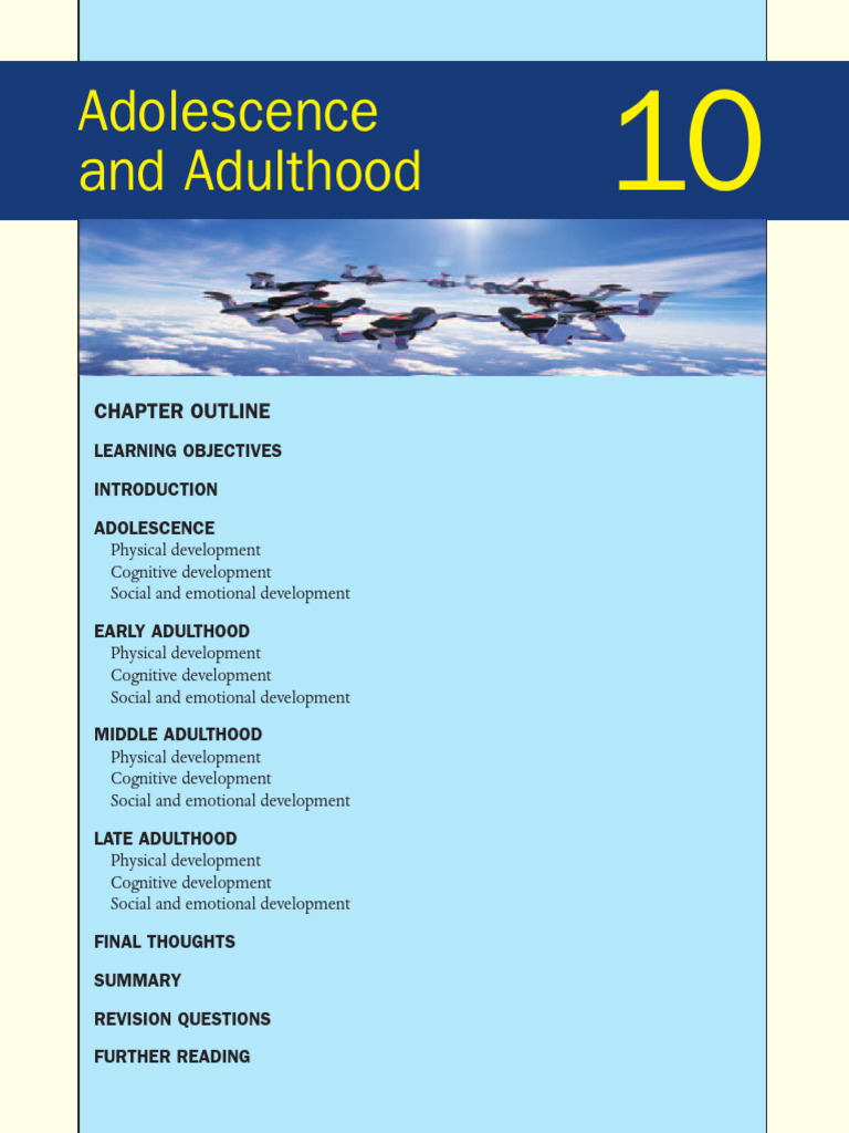 Chapter10 Adolescence | PDF | Adolescence | Thought