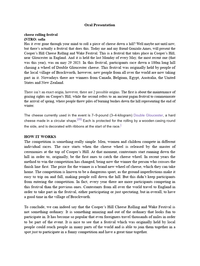 Oral Presentation | PDF