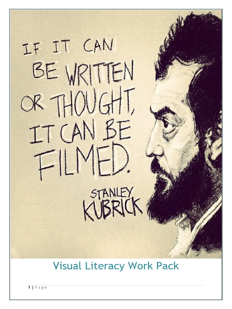 Film Study Work Pack | PDF | Composition (Visual Arts) | Film Director