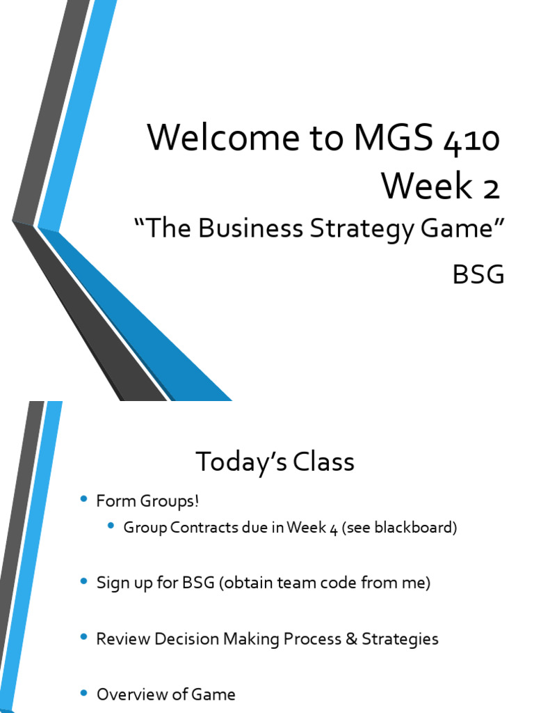 MGS 410.powerpoints - Week 2 | PDF | Stocks | Retail