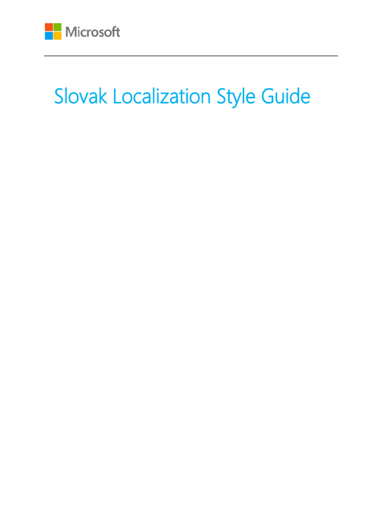 SLK SVK StyleGuide | PDF | Online And Offline | Acronym