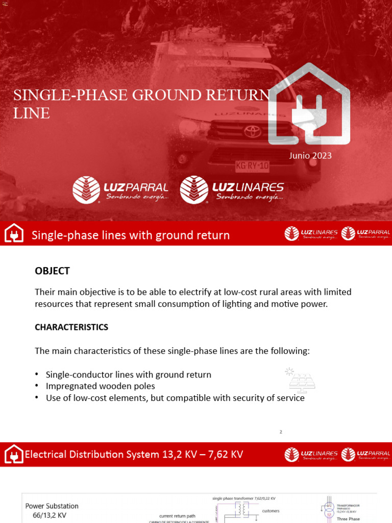 Single-Phase Ground Return Line | PDF | Electric Power Distribution ...