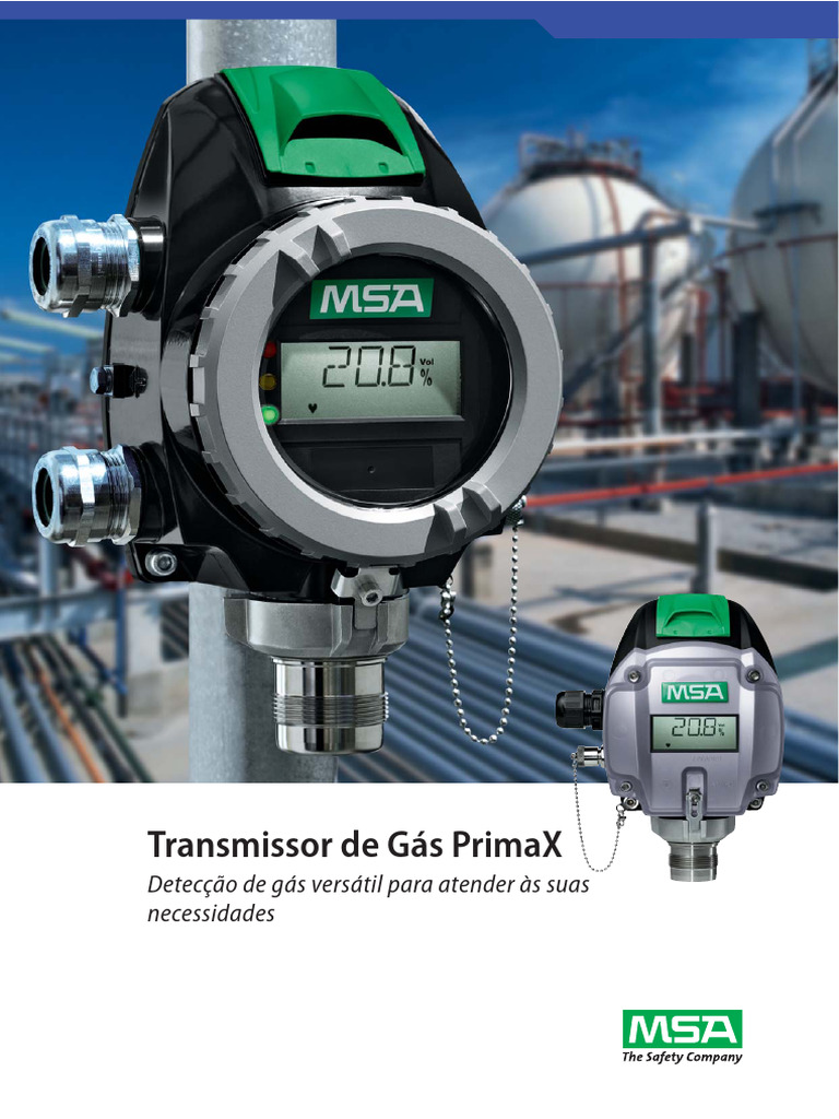 Transmissor de Gás PrimaX: Versatilidade e Segurança | PDF | Plug-in ...