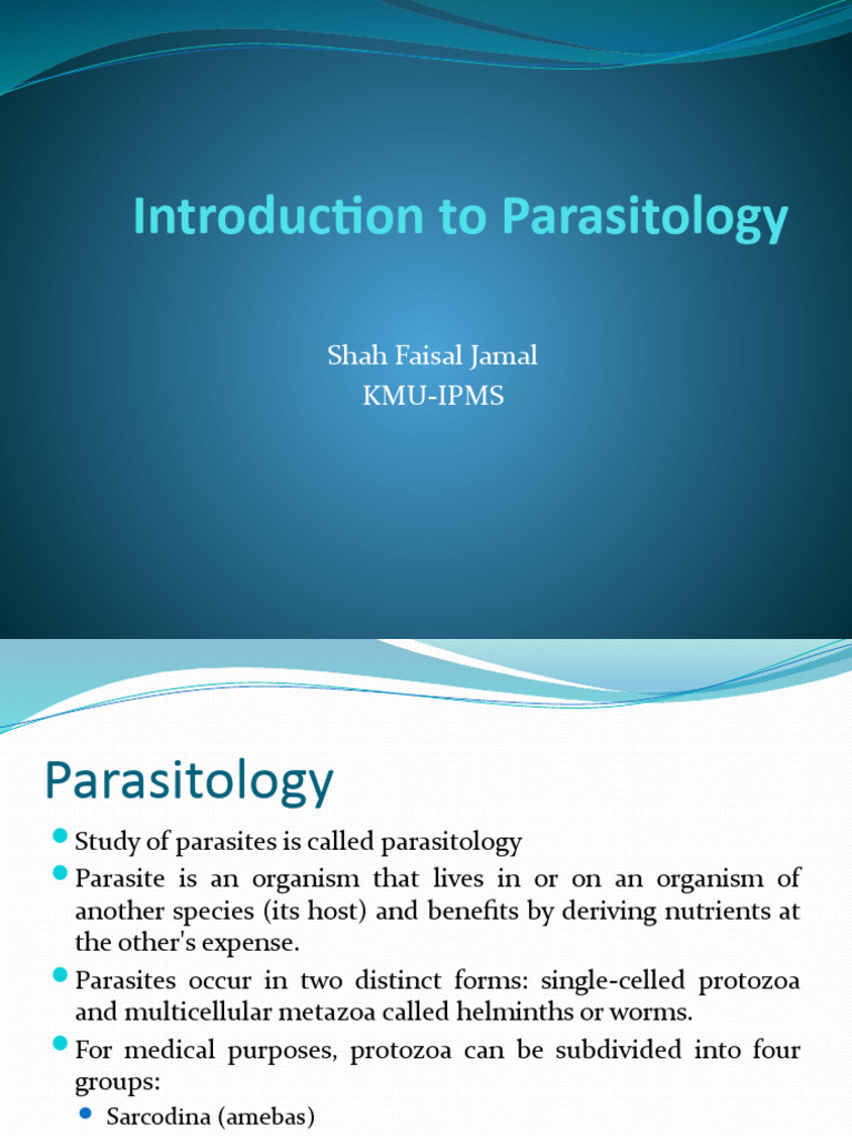 Introduction to Parasitology Basics | PDF | Parasitism | Parasitology