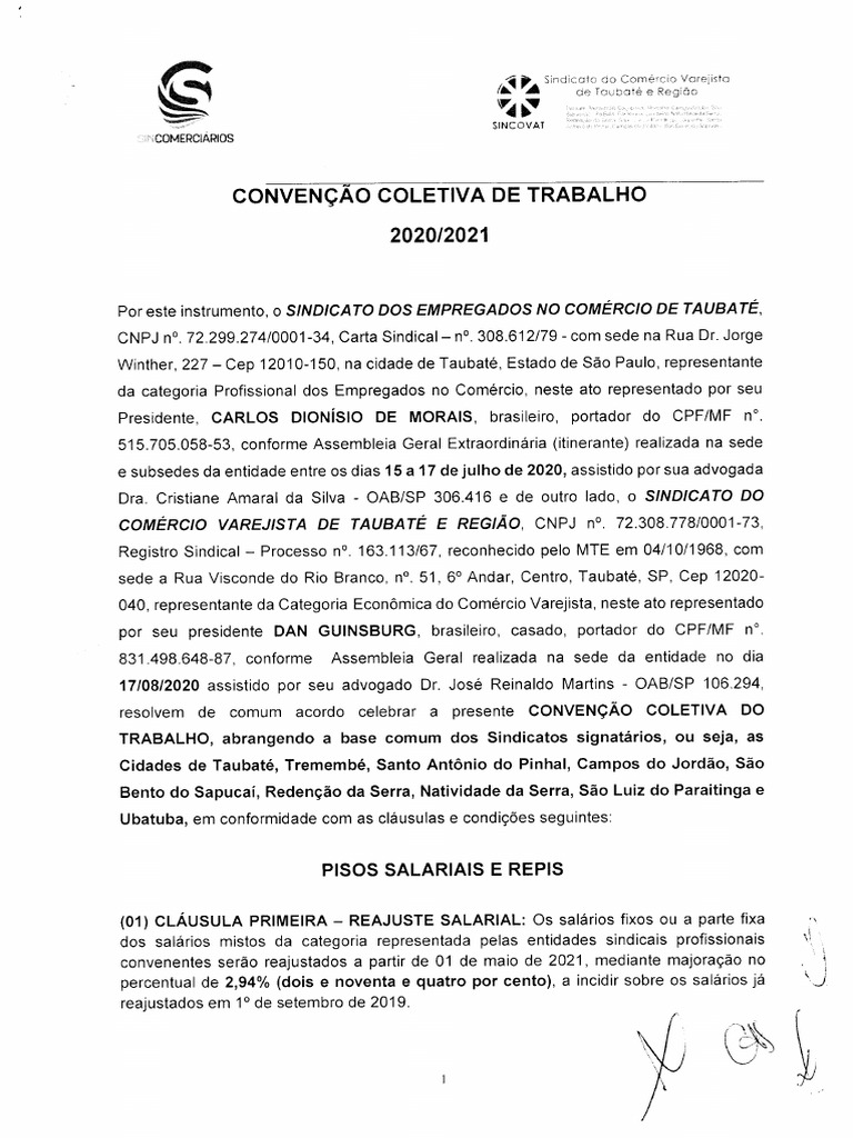 21 - CCT 2020-2021 - Taubate e Região | PDF