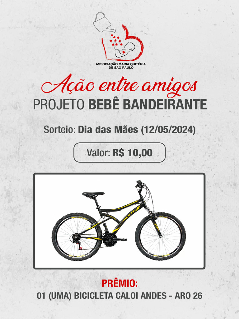 Cartaz Rifa Bicicleta Mar 2024 | PDF