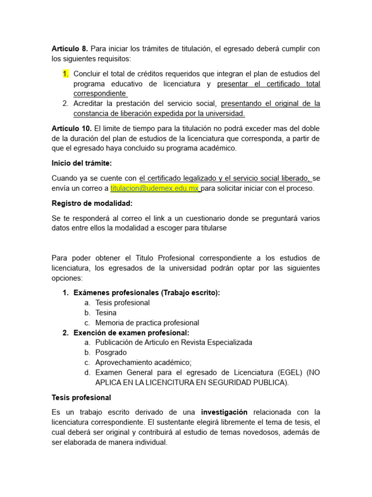 proceso de titulacion | PDF | Titulo academico