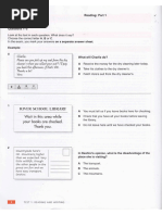 Movers 3 - 2019 Answer Key | PDF